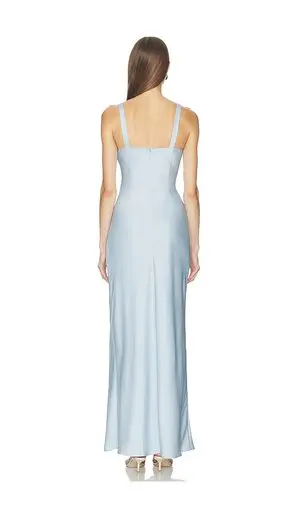 RUNAWAY THE LABEL Esme Maxi Dress - Sky Blue