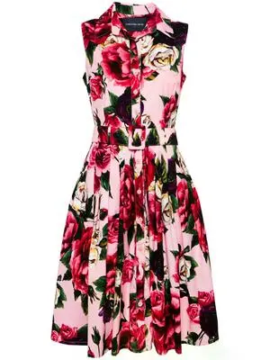 Samantha Sung Audrey Floral-print Dress - Pink