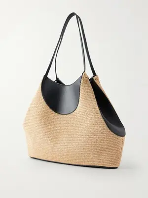 Givenchy Facet Embroidered Raffia Tote - Neutrals