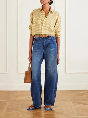 Auralee Check Cotton Shirt