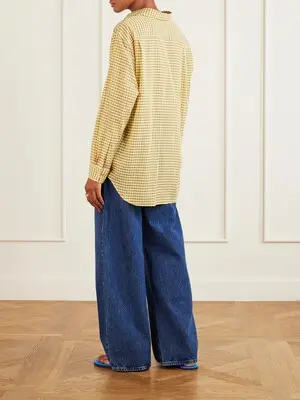 Auralee Check Cotton Shirt