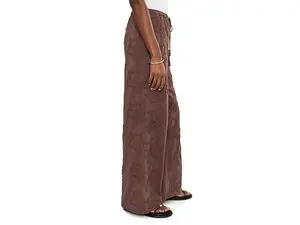 Vince Camuto Embroidered Floral Wide Leg Pants