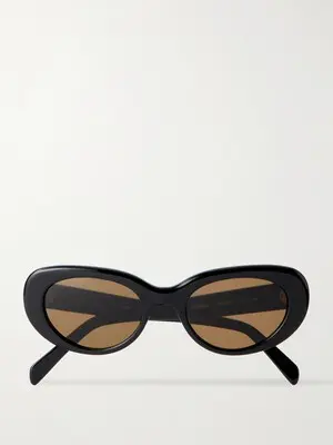 Matteau Mirage Cat-eye Acetate Sunglasses - Black