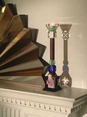 REFLECTIONS COPENHAGEN Torre Crystal Candlestick