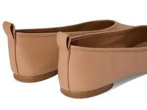 Vince Vivian Leather Square Toe Slip-on Flats