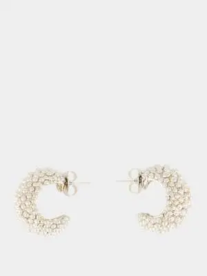 PAOLA SIGHINOLFI Simone Rhodium-plated Earrings - Silver