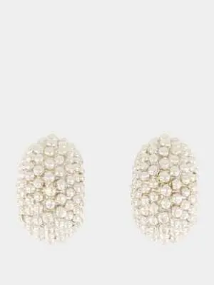 PAOLA SIGHINOLFI Simone Rhodium-plated Earrings - Silver