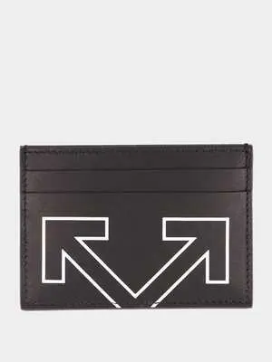 Off-White Black Heritage Card Holder - White