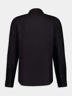 JAMES PERSE Classic Linen Shirt - Black