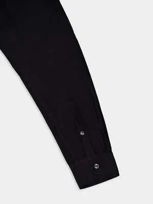 JAMES PERSE Classic Linen Shirt - Black