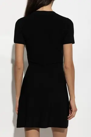Valentino Garavani Embellished Neckline A-line Dress