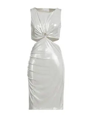 Patrizia Pepe Sleeveless Crewneck Bodycon Mini Dress