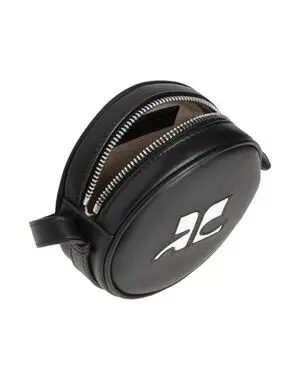 COURREGES Leather Round Cross-body Bag