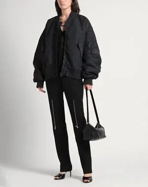 Alexander McQueen Wool Trousers With Zipper Detail