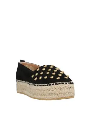 Moschino Suede Espadrilles With Stud Embellishments