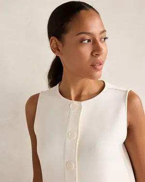 Varley Josie Button Tank Top