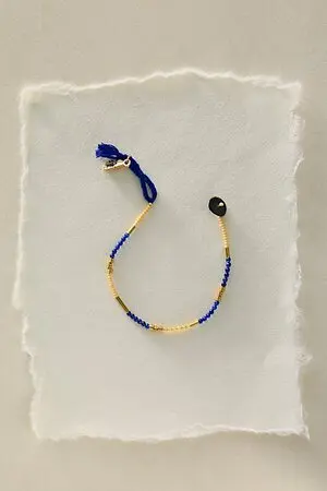 Free People Beaded Stone Loop Closure Bracelet - Dusk