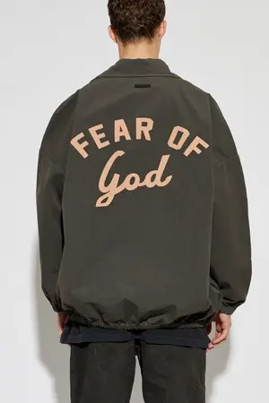 Fear Of God Lightweight Cotton Jacket With Back Print