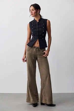 Utility Wide-Leg Pants