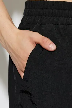 Fear Of God Logo Patch Relaxed Fit Shorts - Black