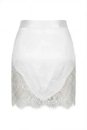 MILLA Chantilly Lace Mini Skirt