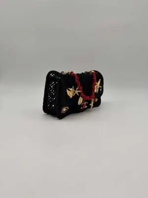 Chanel Mesh & Gold Tone Metal Flap Bag