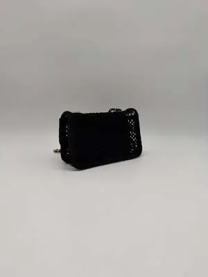 Chanel Mesh & Gold Tone Metal Flap Bag