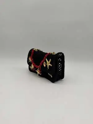 Chanel Mesh & Gold Tone Metal Flap Bag