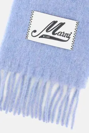Marni Sciarpa In Alpaca - Blu