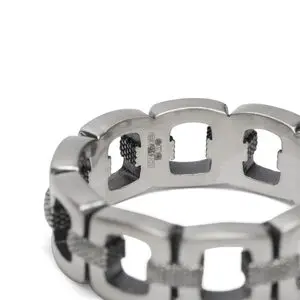SERGE DENIMES Bond Ring In Sterling
