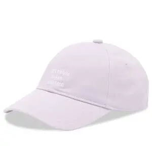 Drole De Monsieur Baseball Cap With Slogan - Lavender