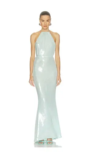 Retrofete Tie Detailed Evening Dresses