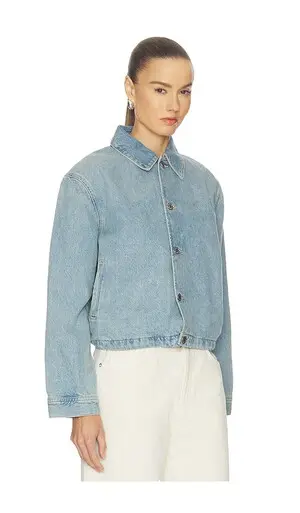 SAMSOE SAMSOE Denim Jacket With Button-down Closure