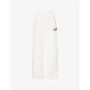LENY 90's Wide-leg Cotton Jogging Bottoms