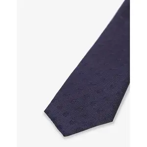 The Kooples Jacquard Skull Silk Neck Tie
