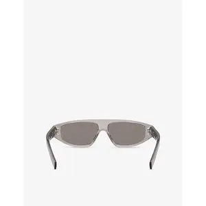 Prada Irregular Frame Acetate Sunglasses - Grey
