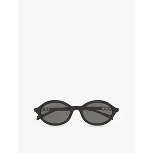 Gucci Oval-frame Acetate Sunglasses