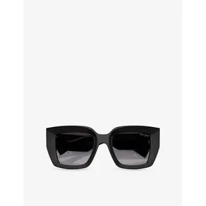 Miu Miu Square-frame Acetate Sunglasses - Black