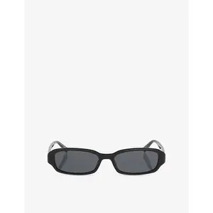 Saint Laurent Oval-frame Sunglasses - Black