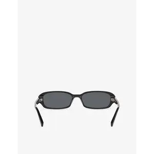Saint Laurent Sl 872 Oval-frame Acetate Sunglasses