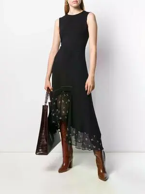 Markus Lupfer Floral Trimmed Shift Dress