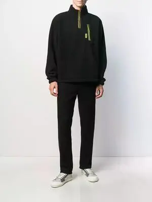 Gcds Logo Half-zip Sweatshirt