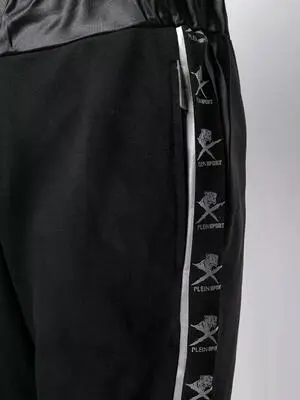 PLEIN SPORT Logo Stripe Track Trousers