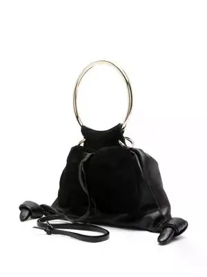 Chloé Arlène Metallic-handle Leather Tote Bag
