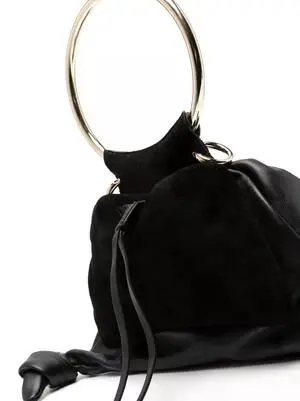 Chloé Arlène Metallic-handle Leather Tote Bag