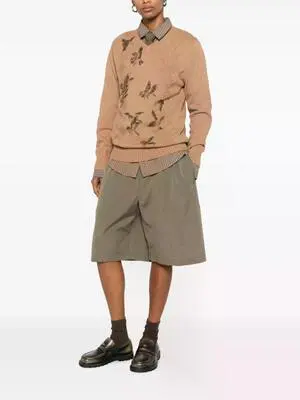 KA WA KEY V-neck Diamond Sweater