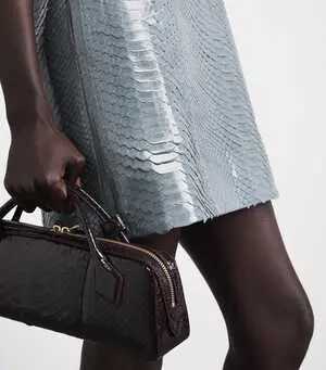 Alaïa Snakeskin Mini Dress