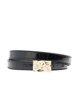 LOULOU DE SAISON LOULOU DE SAISON Orja Patent-Leather Belt