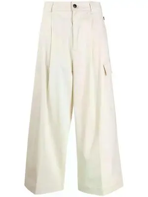Woolrich Cropped Palazzo Trousers