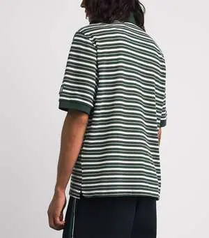MANORS Piqué Stripe Goat Polo Shirt